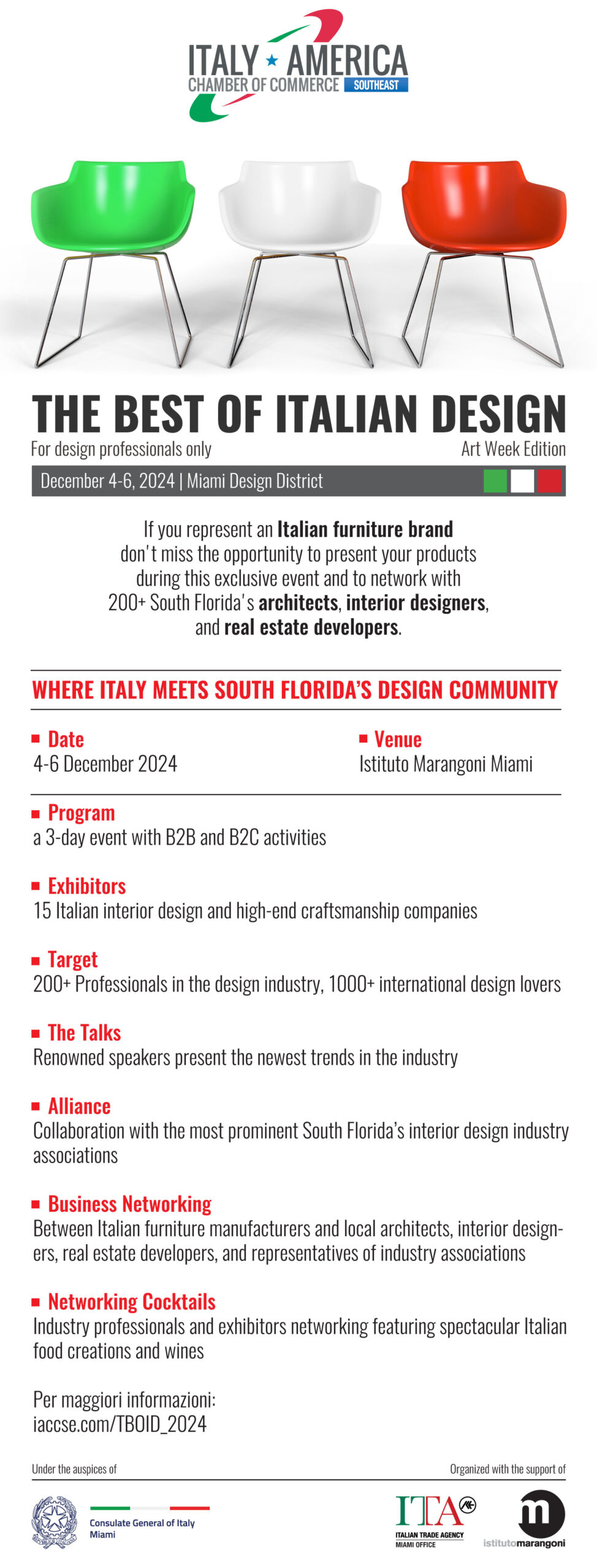 The Best of Italian Design - Art Week Edition | December 4,5,6 2024 ...